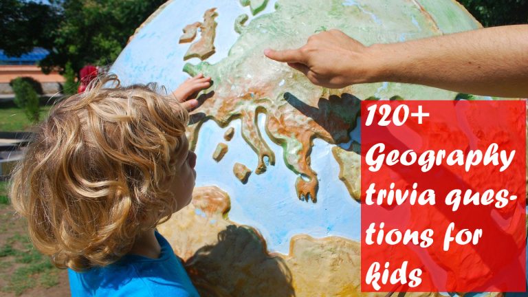120+ geography trivia for kids | USA | Multiple choice